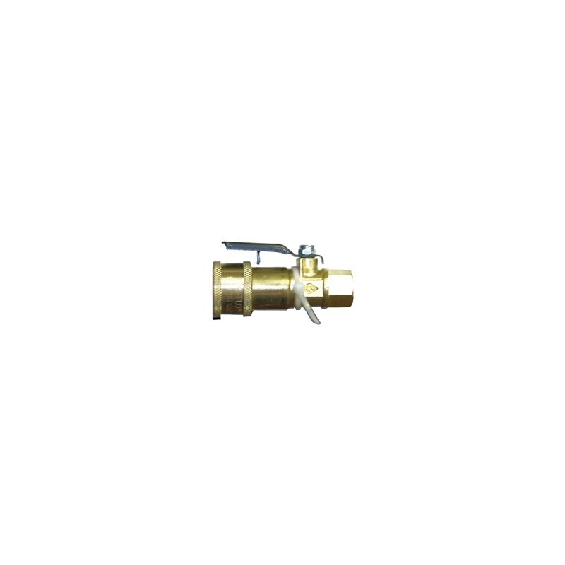 Outdoors Unlimited Sidekick Valve Quick Disconnect Coupler - LP-FQDFIT-FV