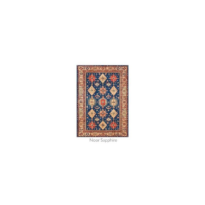 Ruggable 5' x 7' Noor Sapphire Polyester Two Piece Rug System - 142469
