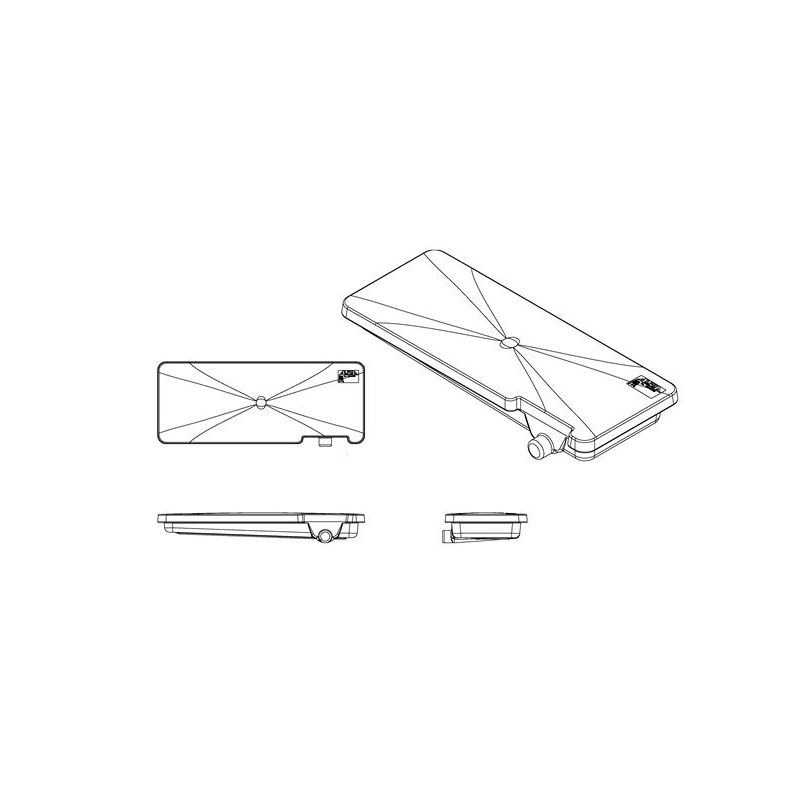 Alpha Systems 40 Gallon Waste Holding Tank Right Side Drain - VB24637HRJ