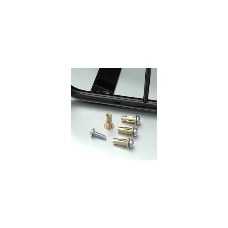 Tow-Rax Steel Wheel Chock Mount Kit for Metal Floors - SPWFKM