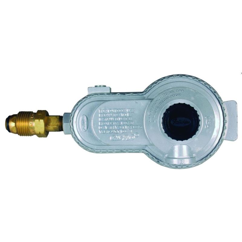 JR Products 2 Stage Horizontal Mount Propane Regulator - 07-30375