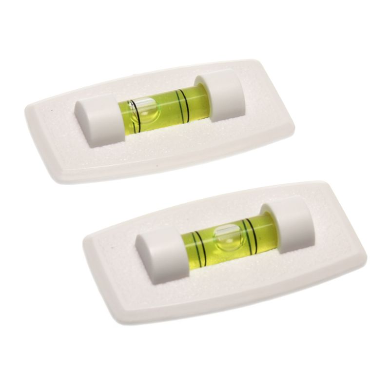 Prime Products White Rectangle Stick-On Level - 28-0124